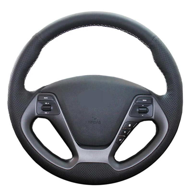 Customized-Original-DIY-Car-Steering-Wheel-Cover-For-Kia-K3-K2-Rio-Ceed ...