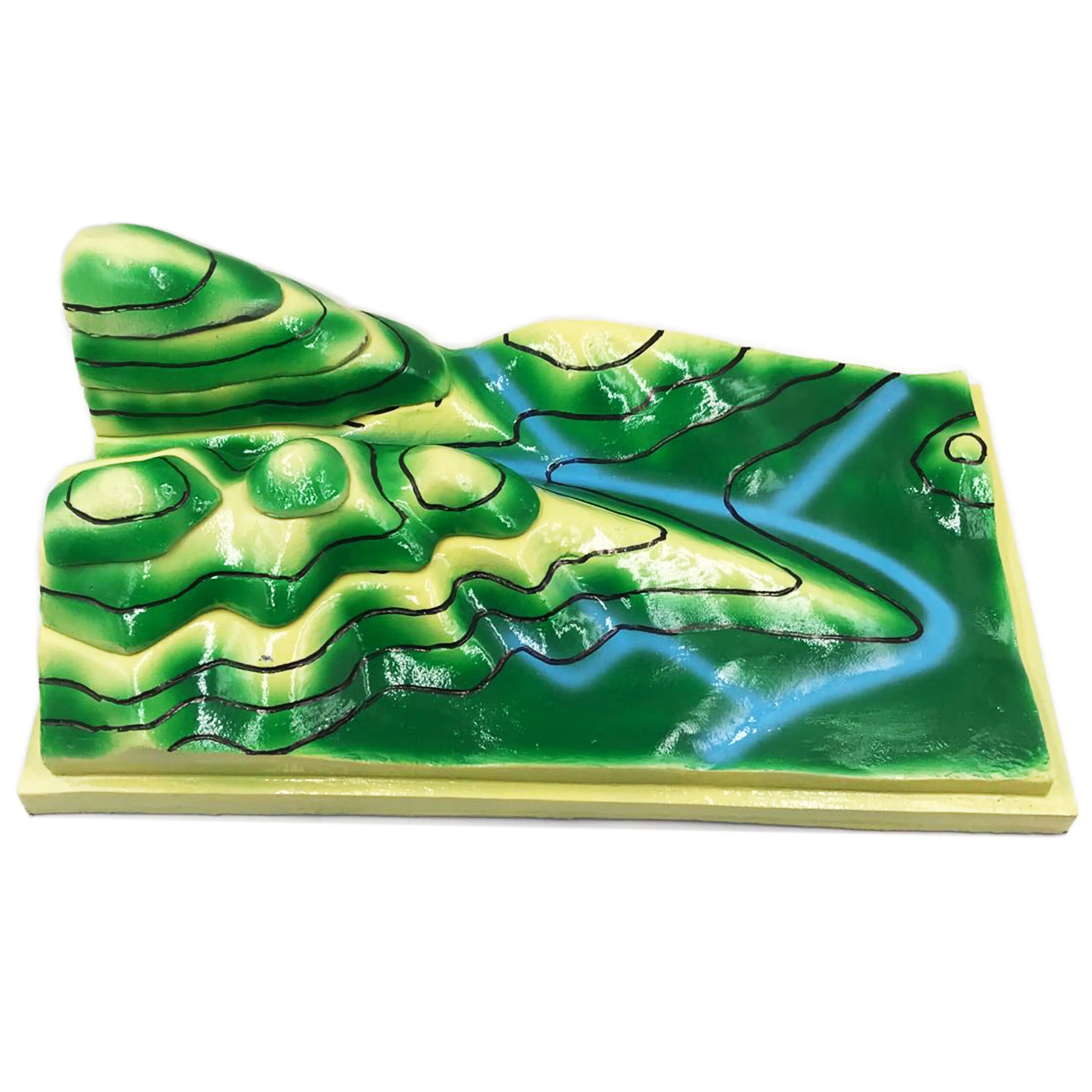 Contour map Teaching tools of contour model geography Teaching supplies ...