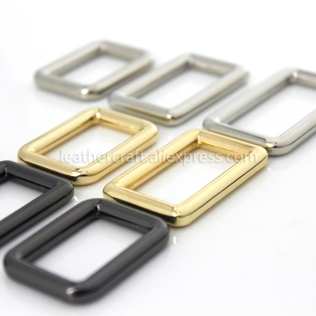 1pcs Metal Wire Formed Rectangle Ring Buckle Loops for Webbing Leather ...