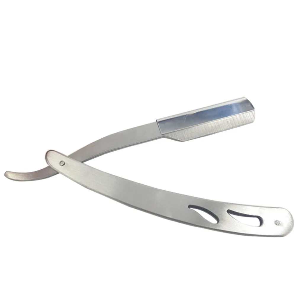 Stainless Steel Shaving Razor Straight Edge Razors Pro Mens Folding ...