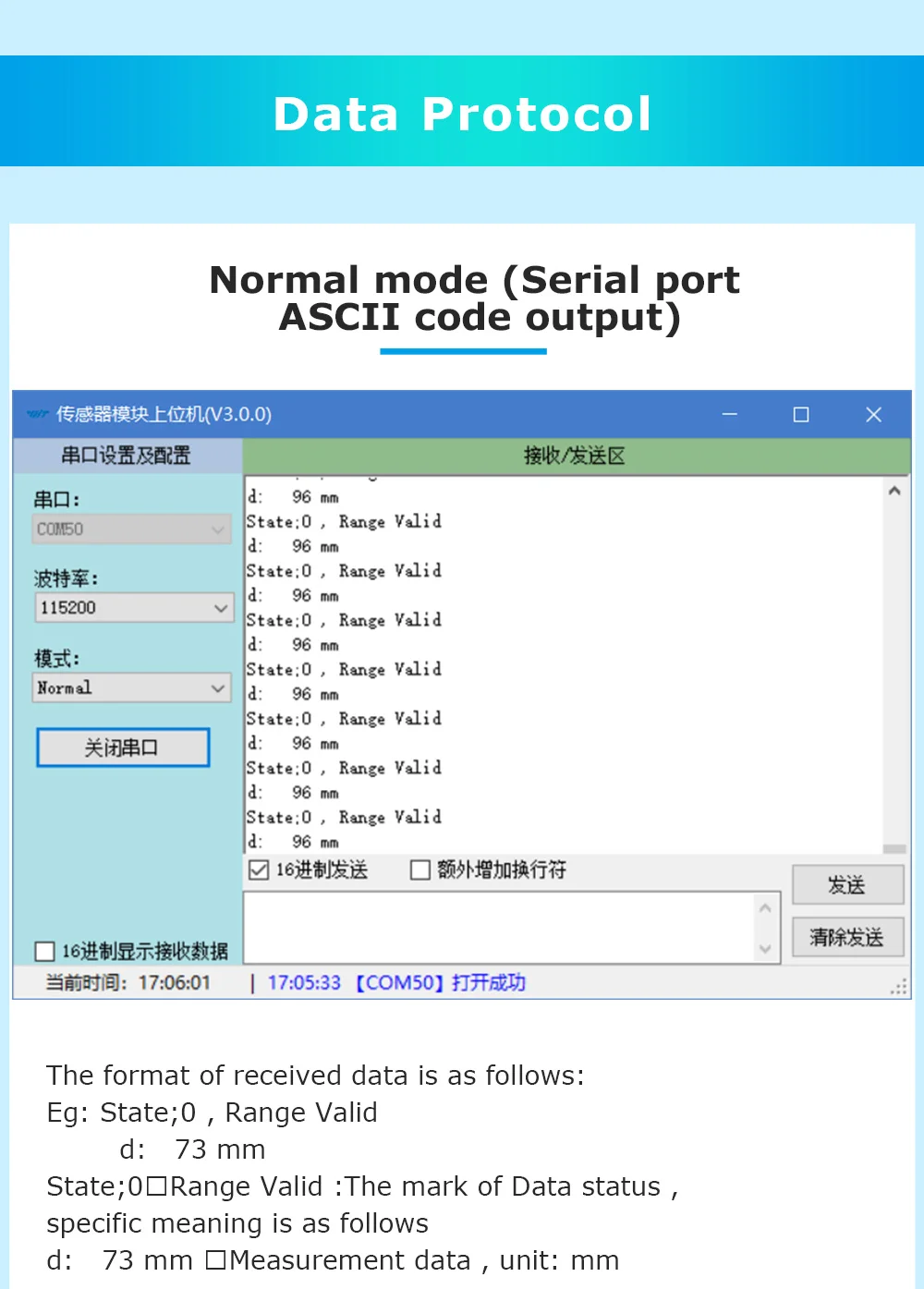 VL53L1 레이저 거리 측정 센서 -UART, 4-400cm (VL53L1 Laser Distance Sensor -4 ...
