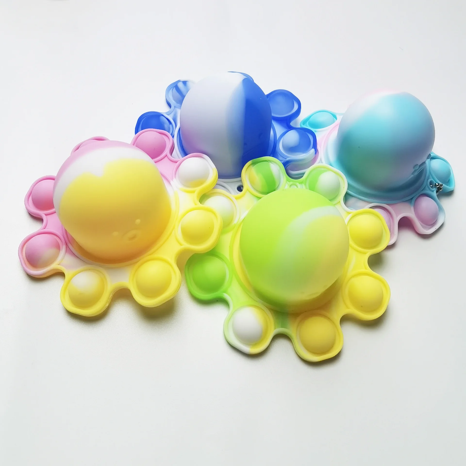 120pcs New Push Bubble Sensory Flip Both Sides Turn Over Octopus Fidget ...