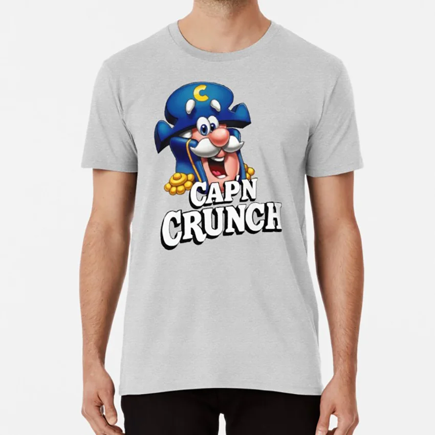Capn Crunch T Shirt Captain Crunch Food Breakfast Cereal Cool Funny ...