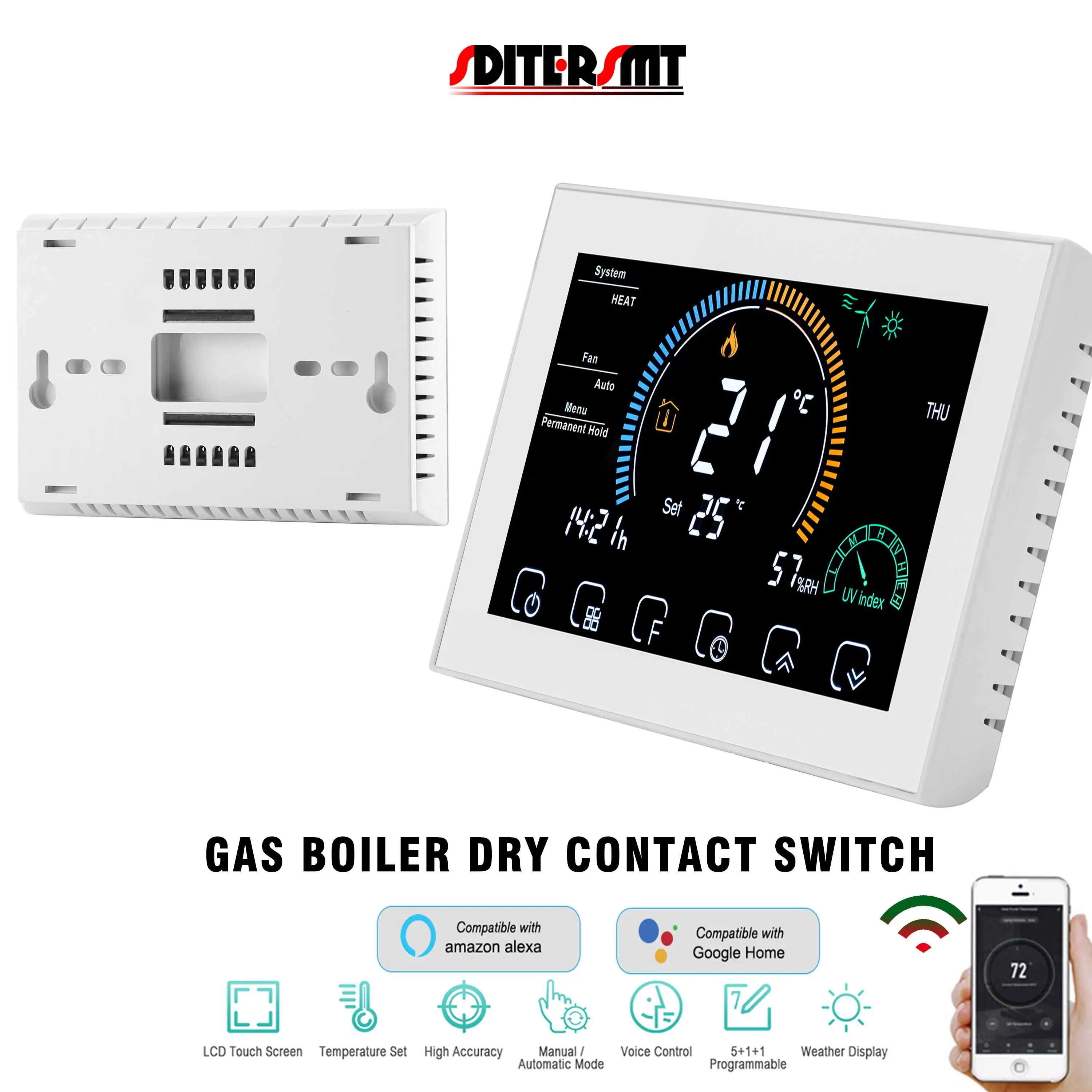 Dry Contact Wifi Dry Contact | Wifi Dry Contact Thermostat | Weekly ...