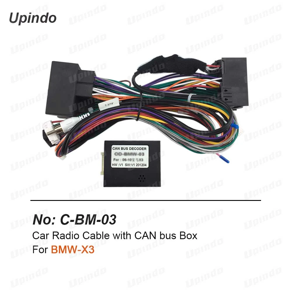 Car Radio Android Head Unit Cable with CAN Bus Box Adapter Wiring ...
