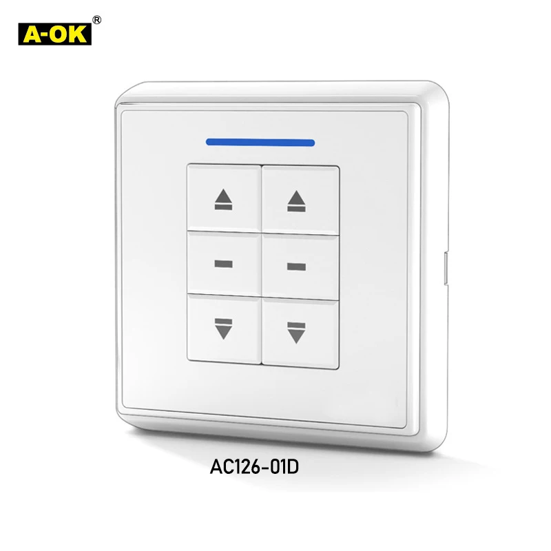 Interrupteur,A-OK AC123 01-02-06-16-télécommande à canaux pour aok ...
