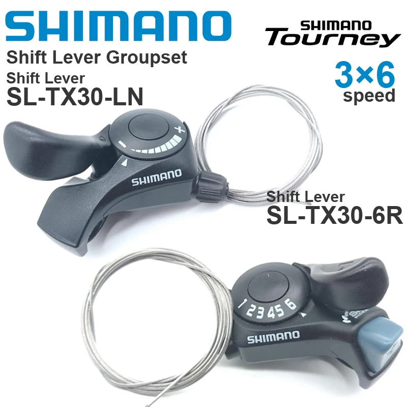 SHIMANO Tourney SL-TX30 3×6 / 3×7 speed Shifter MTB Bike Bicycle Thumb ...