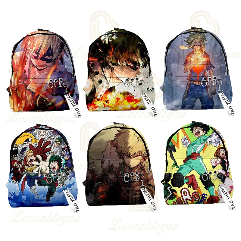 Mochila con estampado 3D para estudiantes, bolsa de Anime, accesorios ...