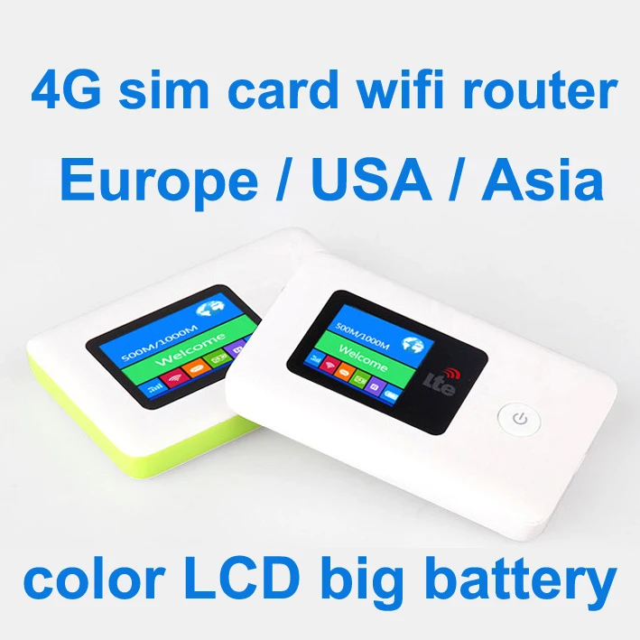 4G router Wireless lte USB wifi modem Sim Card Router MIFI pocket ...