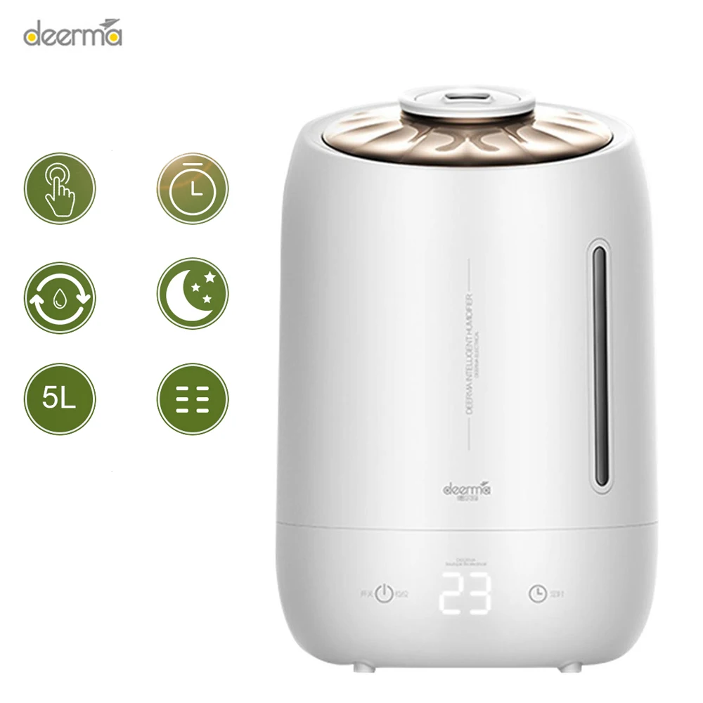 Deerma-DEM-F500-F600-Household-Ultrasonic-Air-Humidifier-5L-Intelligent ...