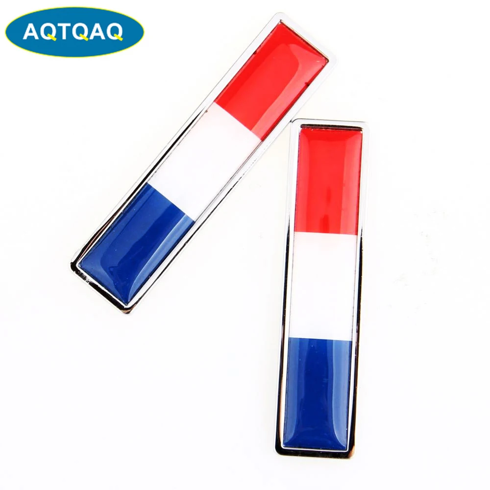 1-Pair-Country-National-Flag-France-Hot-Metal-Stickers-Car-Styling ...