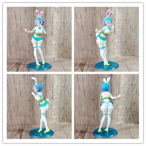 25cm Japanese Anime Figure Bunny Girl Ram Re:life In A Different World ...