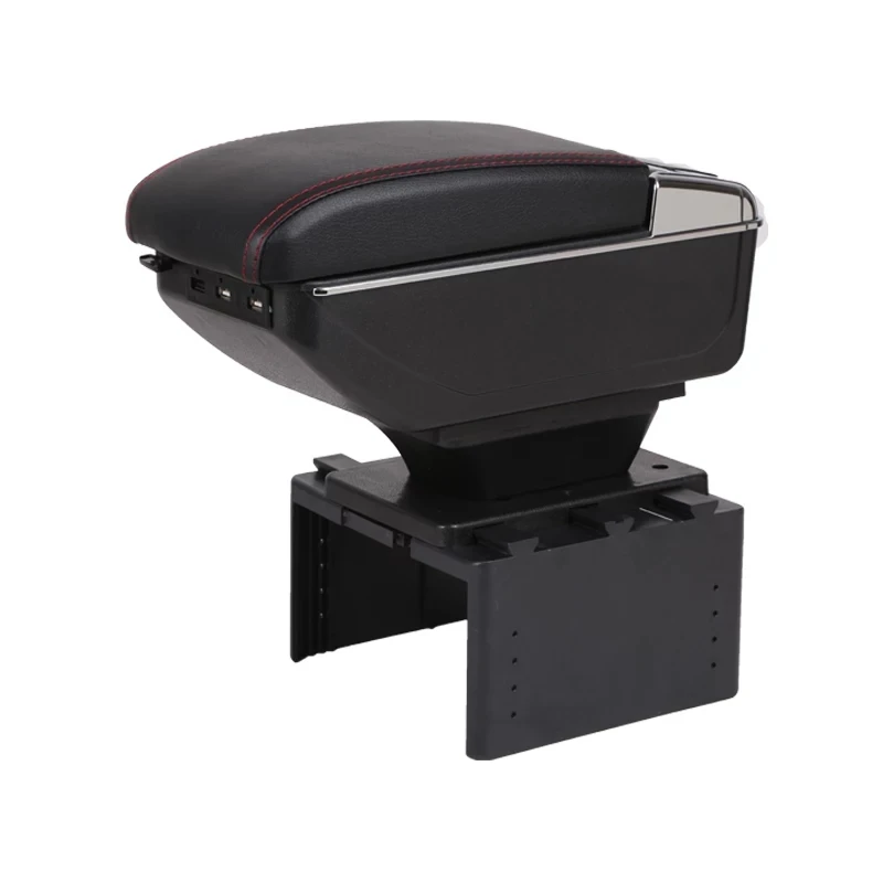 Universal Armrest Car Arm Rest Center Centre Console Rotatable Storage ...