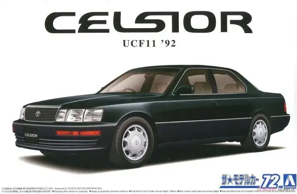 Aoshima-plastic-assembly-car-model-1-24-scale-UCF11-Celsior-4-0C-F-1992 ...