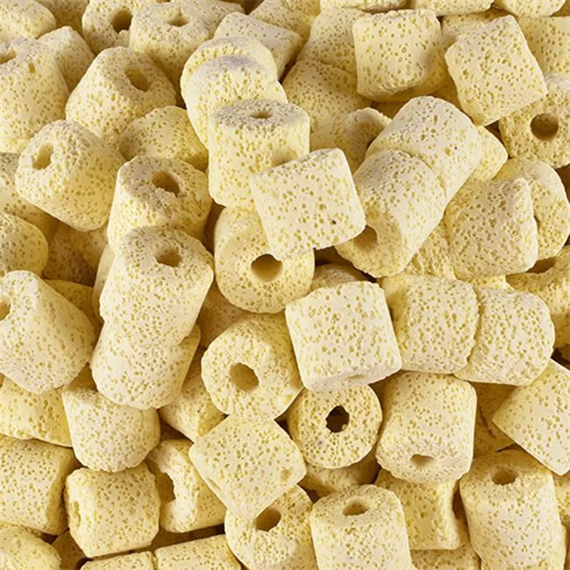A lot High Quality Ceramic Bio Porous Filter Media Biological Rings ...