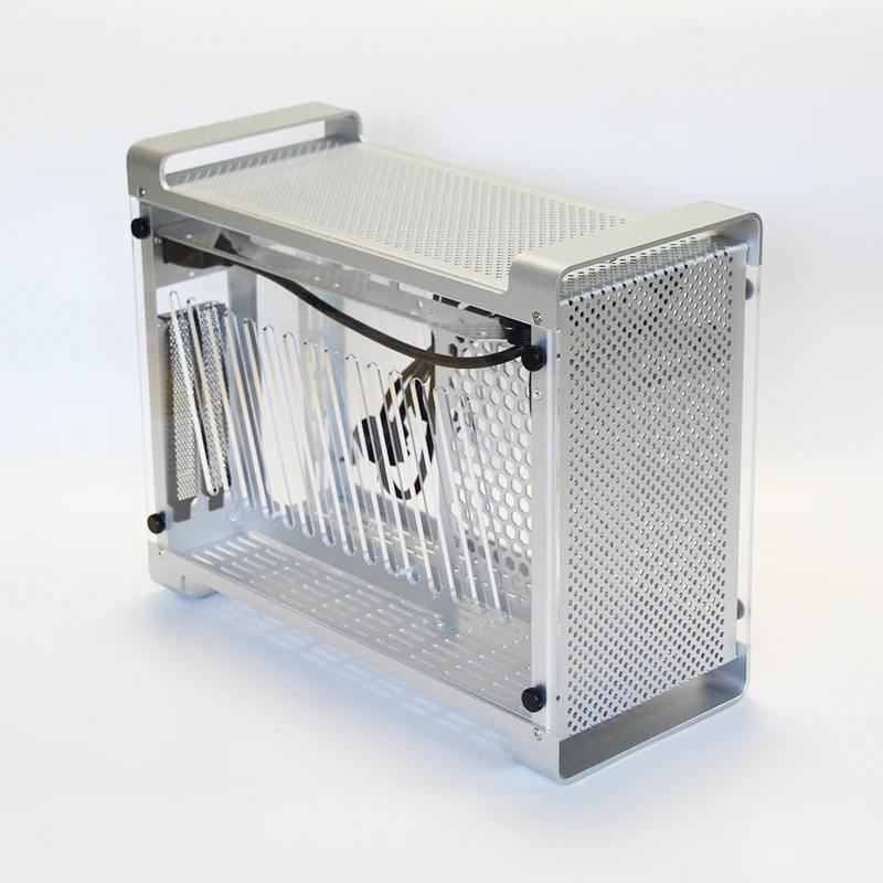 Aluminum chassis mini itx Transparent Acrylic Gaming Computer Cases SFX ...