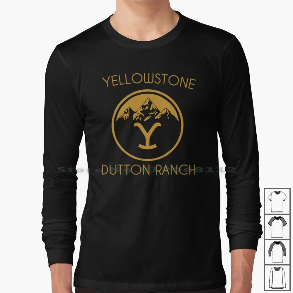 Yellowstone-dutton Ranch Mountain Long Sleeve T Shirt Yellowstone ...
