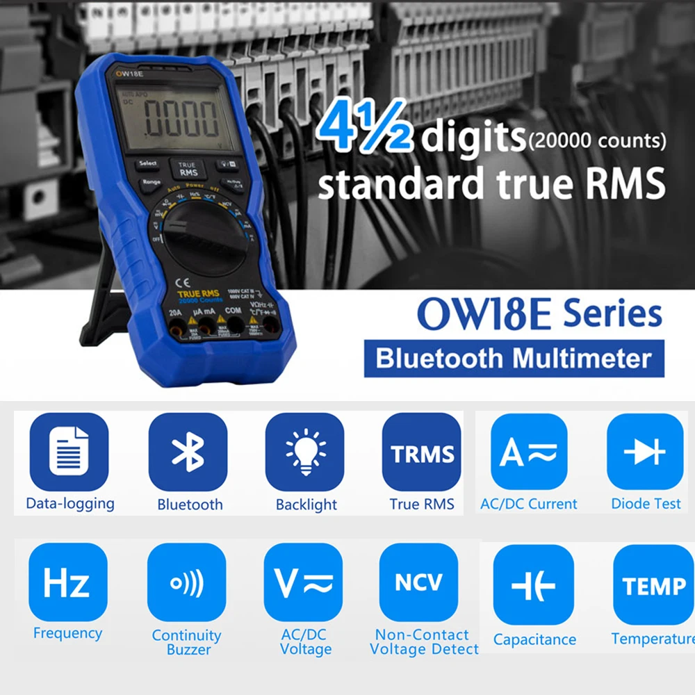 OWON-OW18E-4-1-2-Digital-Multimeter-Data-Logger-Thermometer-True-RMS ...