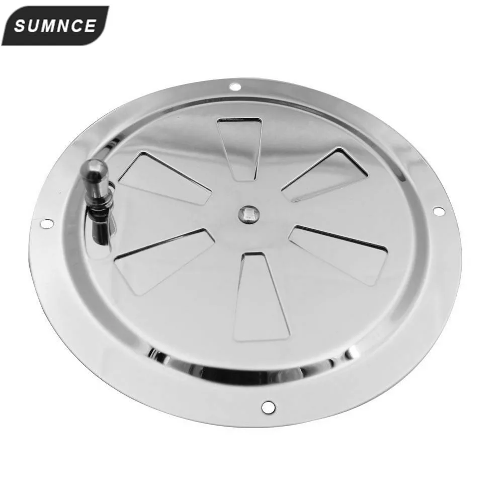 Stainless Steel 316 Boat Marine Round Air Louver Vent Grille ...