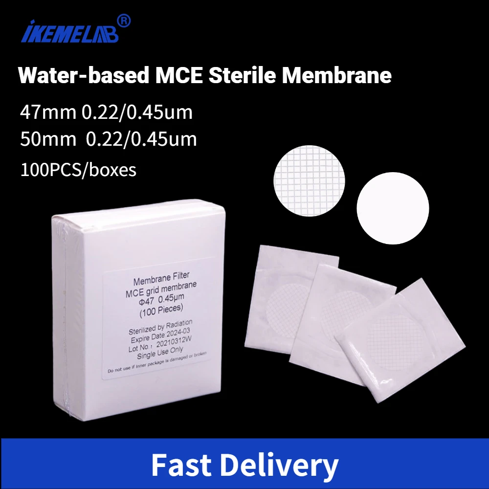 MCE Steriler Gridded Membrane Filter 47mm 50mm Hydrophilic Filter ...