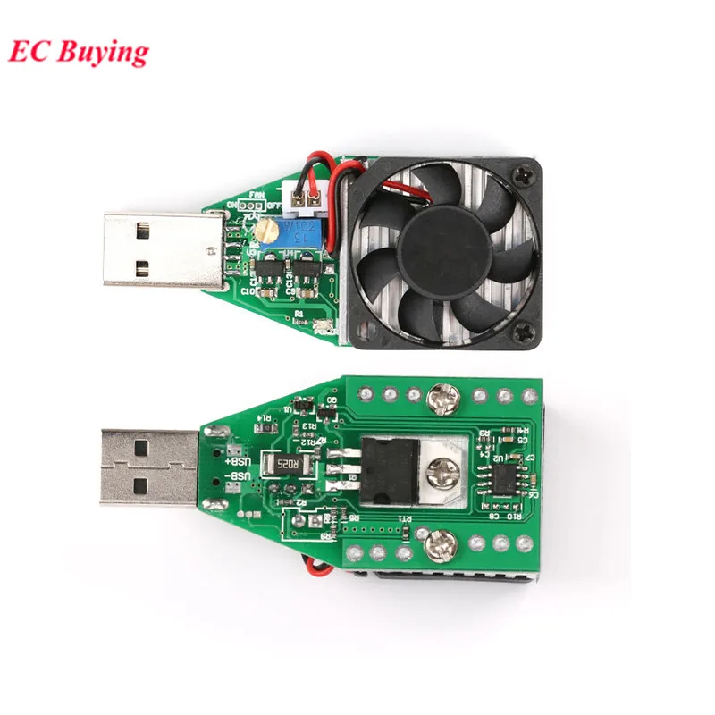 15w Dc 3v-21v Electronic Test Load Resistor Usb Interface Battery ...