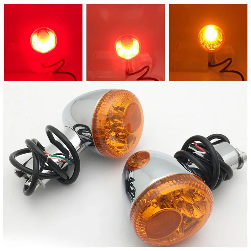 Motorcycle-Light-Turn-Signal-Indicators-Amber-Rear-LED-Lights-For ...