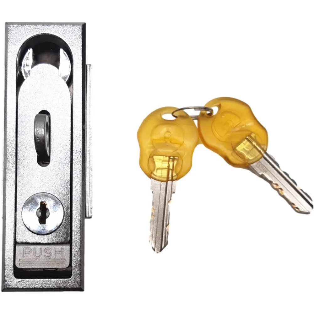 Metal-Panel-Lock-Door-Lock-With-Push-Button-For-Crane-Machine-Vending ...