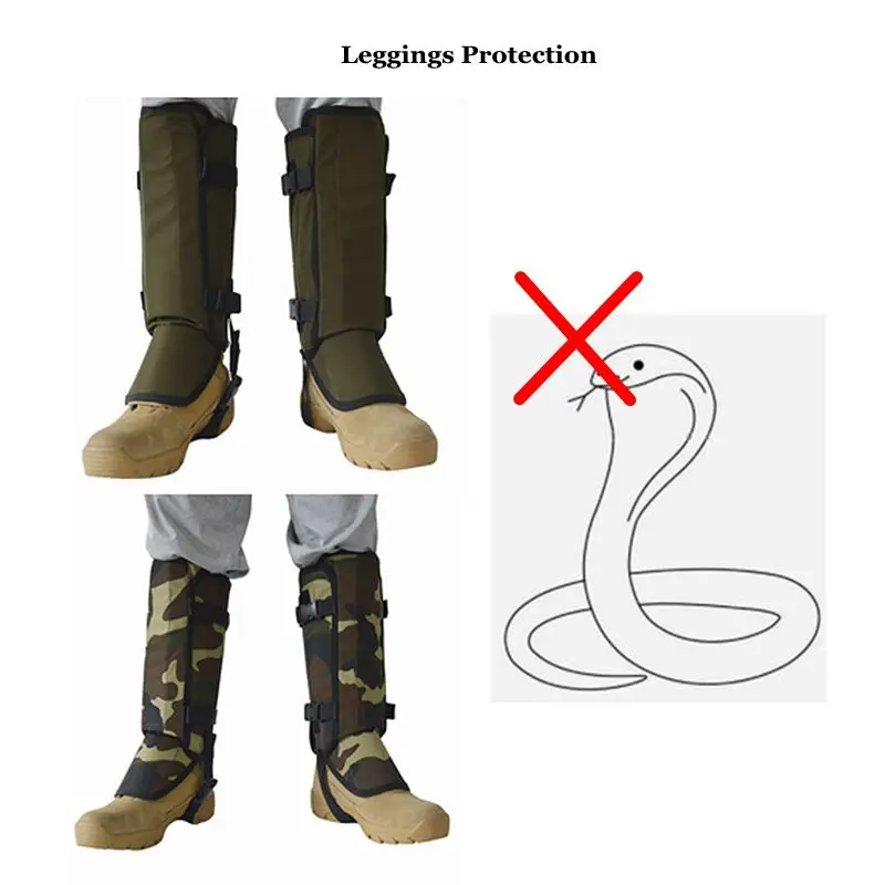 Outdoor-Snow-Boots-Leggings-Snake-Bite-Protection-Waterproof-Adjustable ...