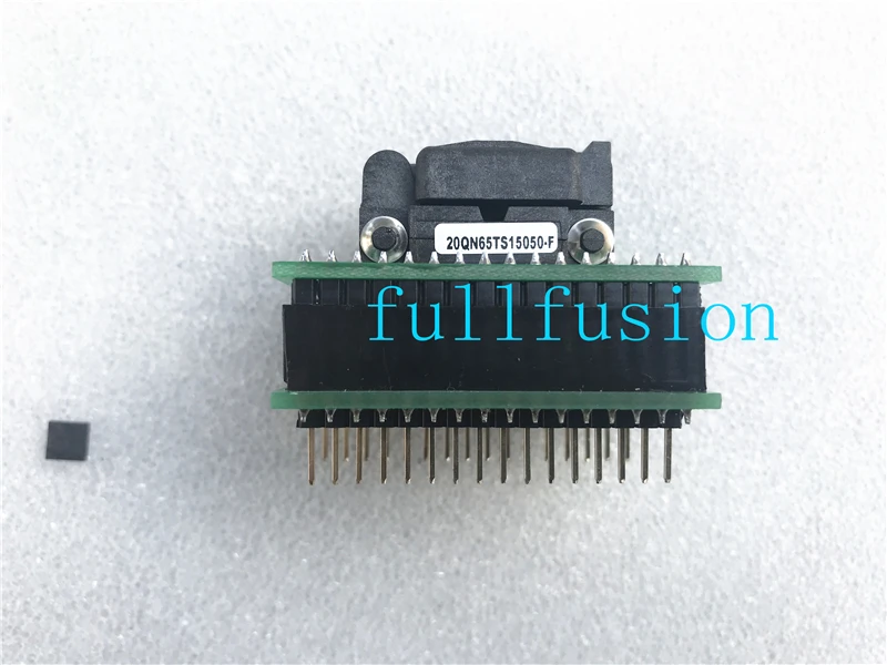 20QN65TS15050 IC Test Socket QFN20-DIP Programmer QFN20P 0.65mm Pitch ...