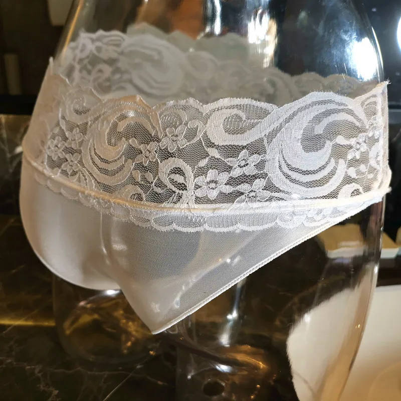 Sous-vêtement,Sous-vêtements sexy en dentelle de soie glacée pour ...