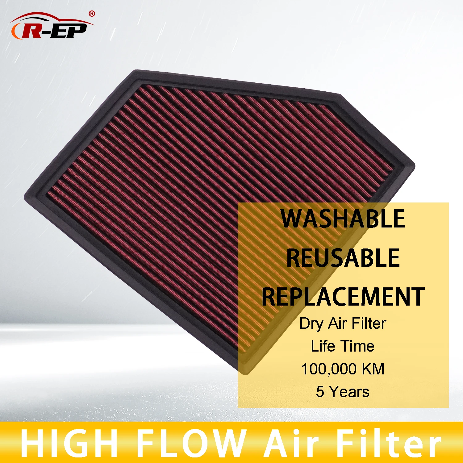 R EP High Flow Air Filter Performance Fits For BMW F30 F31 120i 125i ...