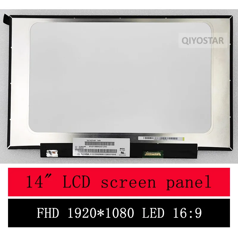 14" Slim LED matrix For HP 240 G8 laptop lcd screen panel Display ...