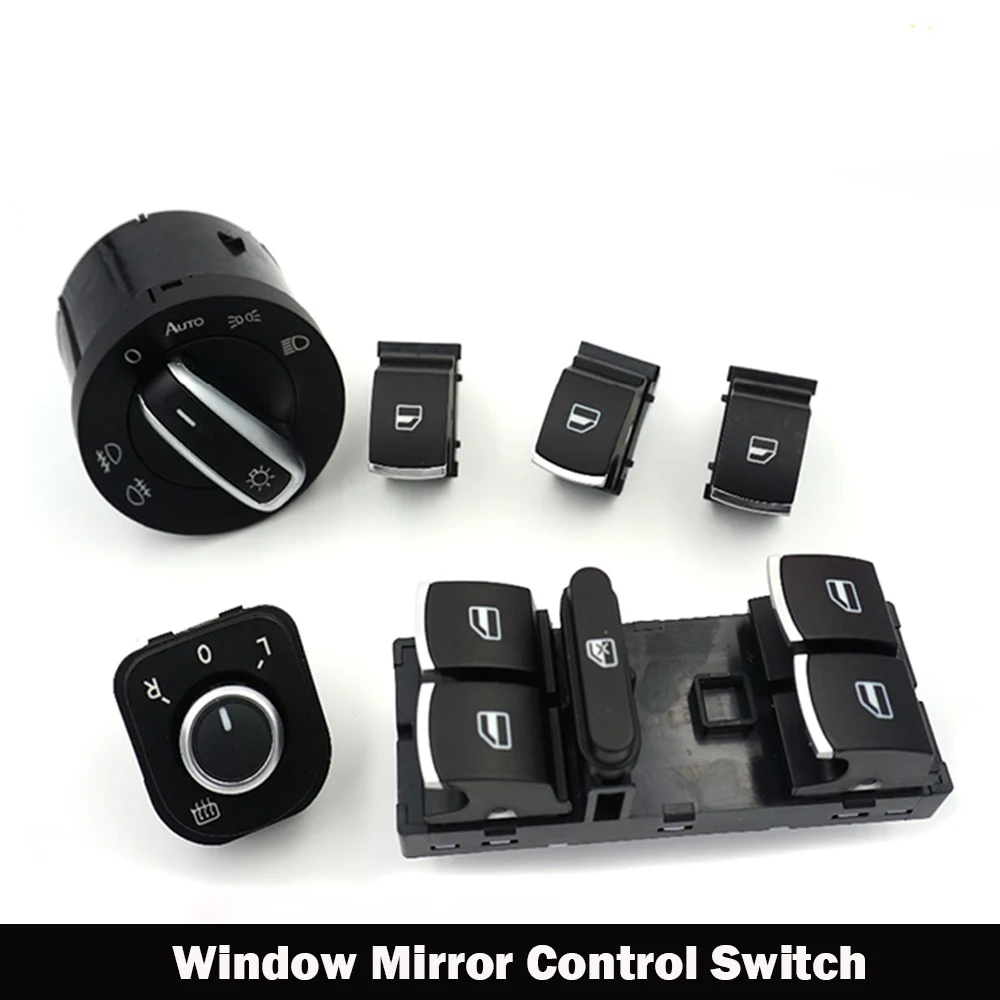 Window Mirror Control Switch Button For Volkswagen Vw Jetta Mk5 Golf 5 ...