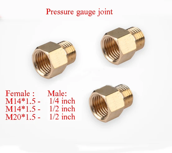 M14X1.5 M20X1.5 3/8 1/4 1/2 بوصة النحاس الإناث إلى الذكور اقتران النحاس المقرنة النحاس أنابيب ...
