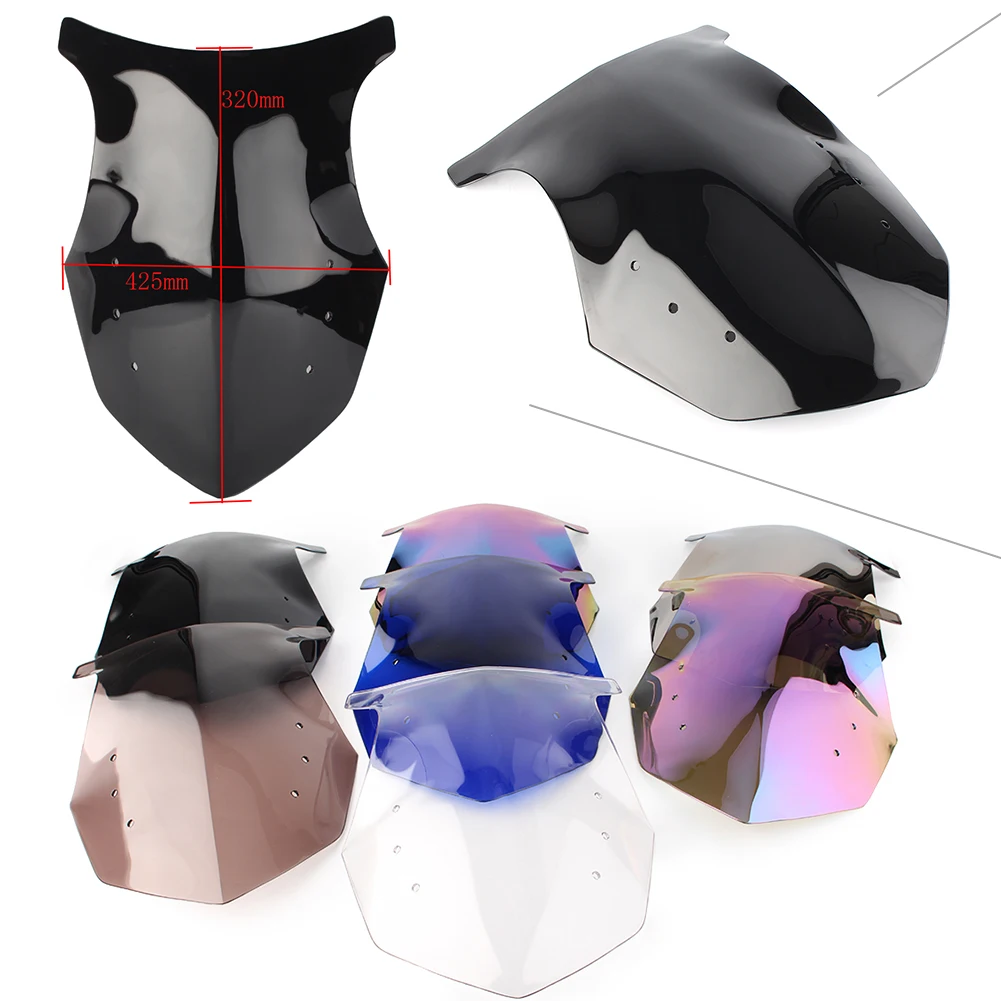 Z1000sx Motorcycle Front Windshield Windscreen Double Bubble Screen For ...