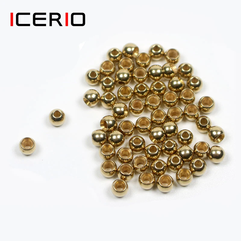 ICERIO-100-500-1000PCS-Fly-Tying-Brass-Beads-Nymph-Streamer-Bugs-Fly ...
