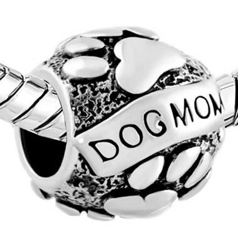 Nueva joyería de perro para mamá, perlas de impresión de pata de perro ...