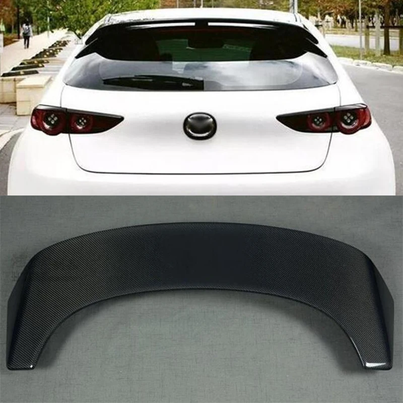 FOR 2019 2020 NEW Mazda 3 Hatchback Accessories ReaL Carbon Fiber Roof ...