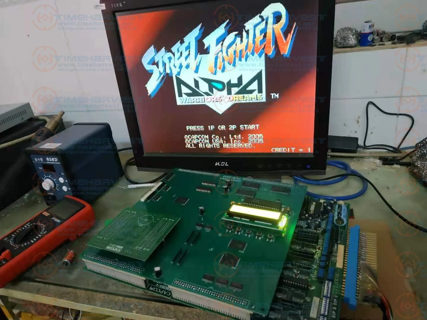 Second-hand CPS1 PCB Conversion Arcade Game 86 in 1 CPS1 Motherboard with 86 Games Street Figher ...
