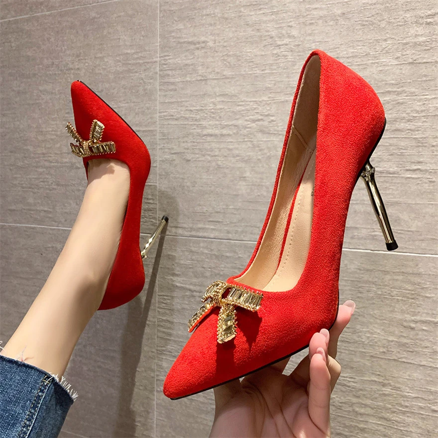 Red And Black Wedding Heels