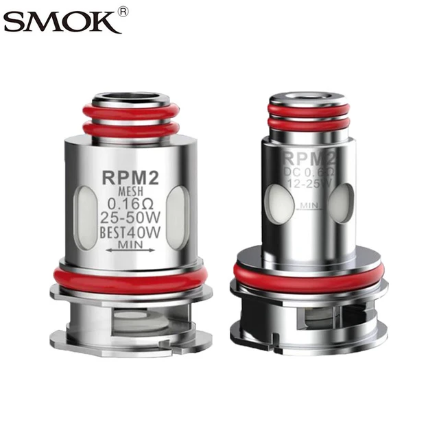 5pcs/pack Smok Rpm2 Coils For Nord X/thallo/nord 4/ipx 80 Kit Dc Mesh ...