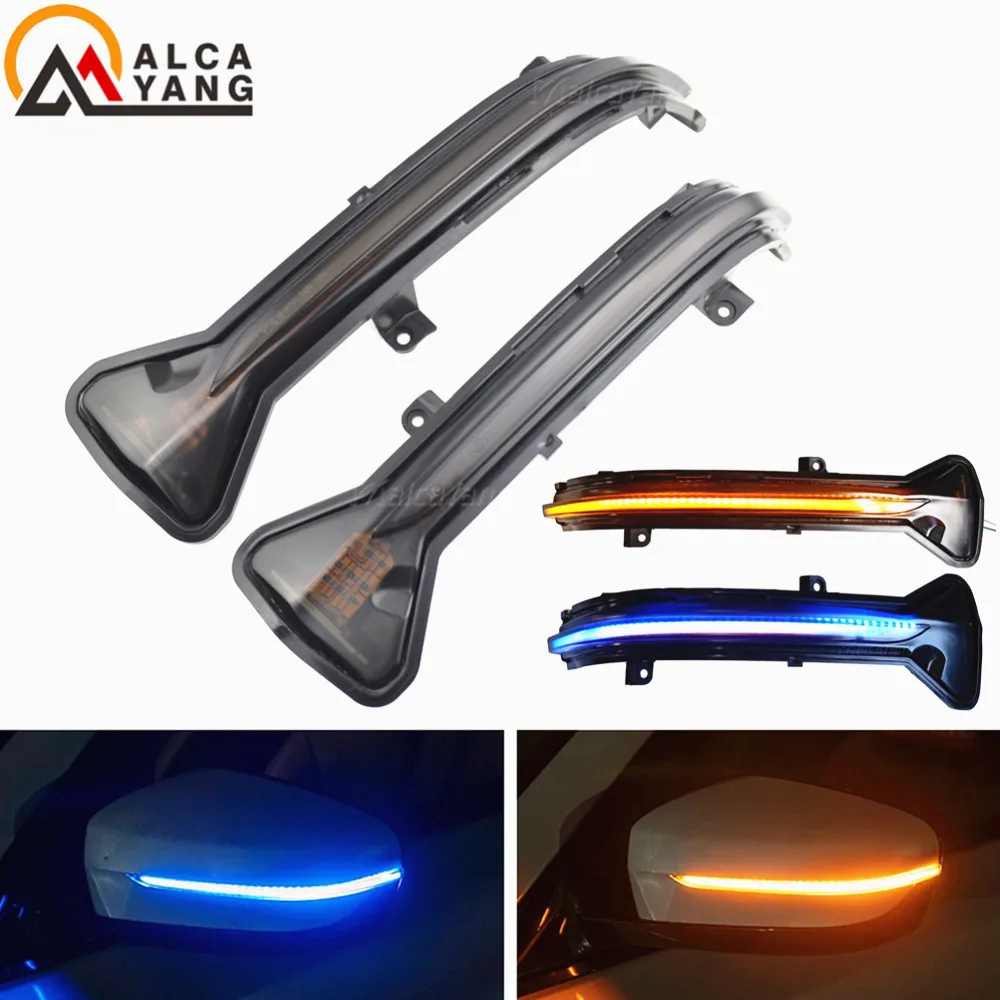 Blue-Yellow-Dynamic-LED-Turn-Signal-Light-Blinker-For-BMW-G38-G12-G20 ...