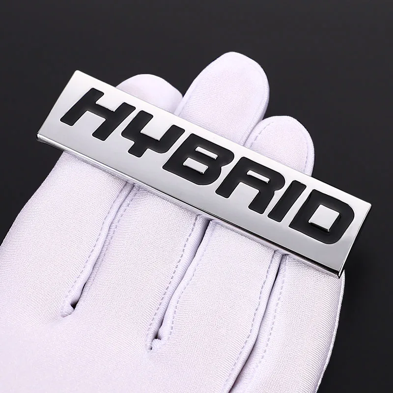 Car Stickers Hybrid Logo 3D Metal Emblem Badge Decals for Hybrid Subaru ...