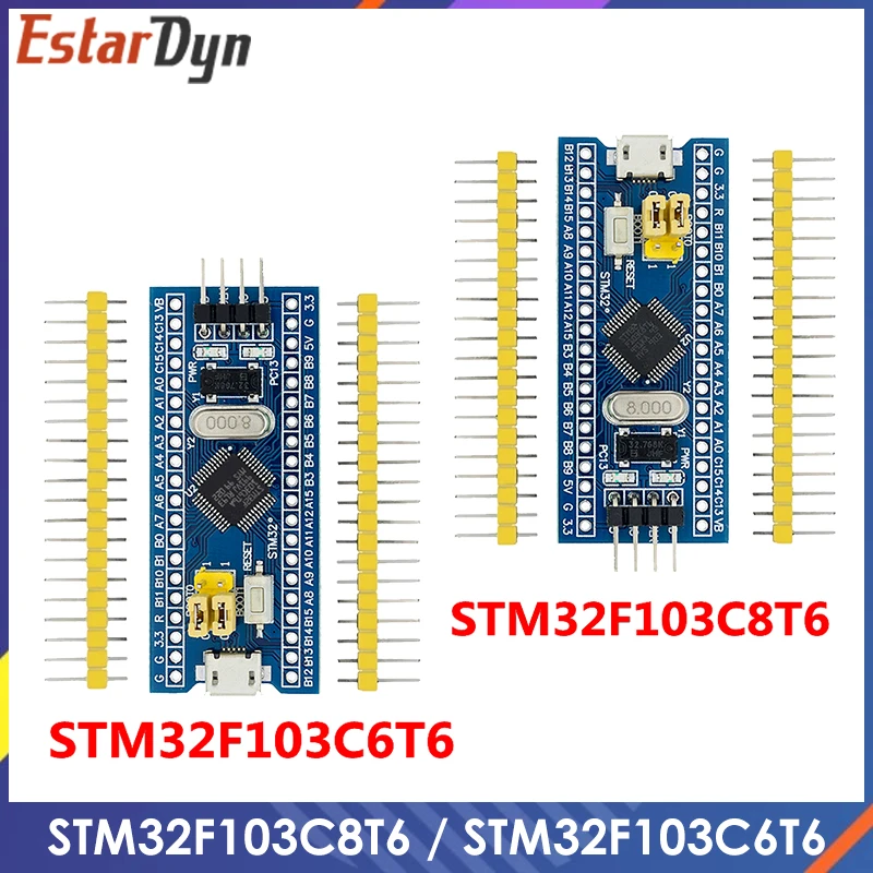 STM32F103C6T6-STM32F103C8T6-kol-STM32-Minimum-sistem-geli-tirme-devre ...