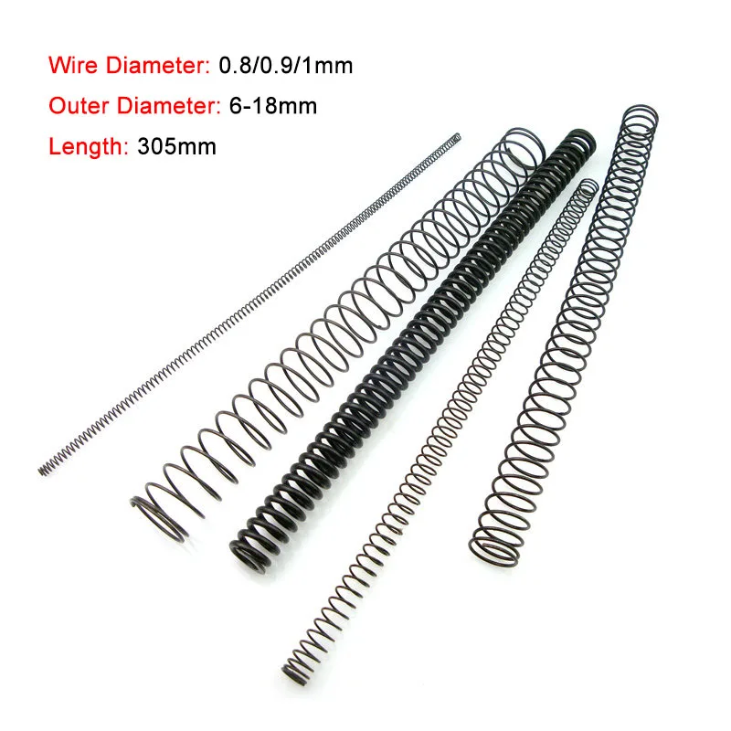 1-3-5-10PCS-305mm-Y-type-Compression-Spring-65-Manganese-Steel-Pressure ...