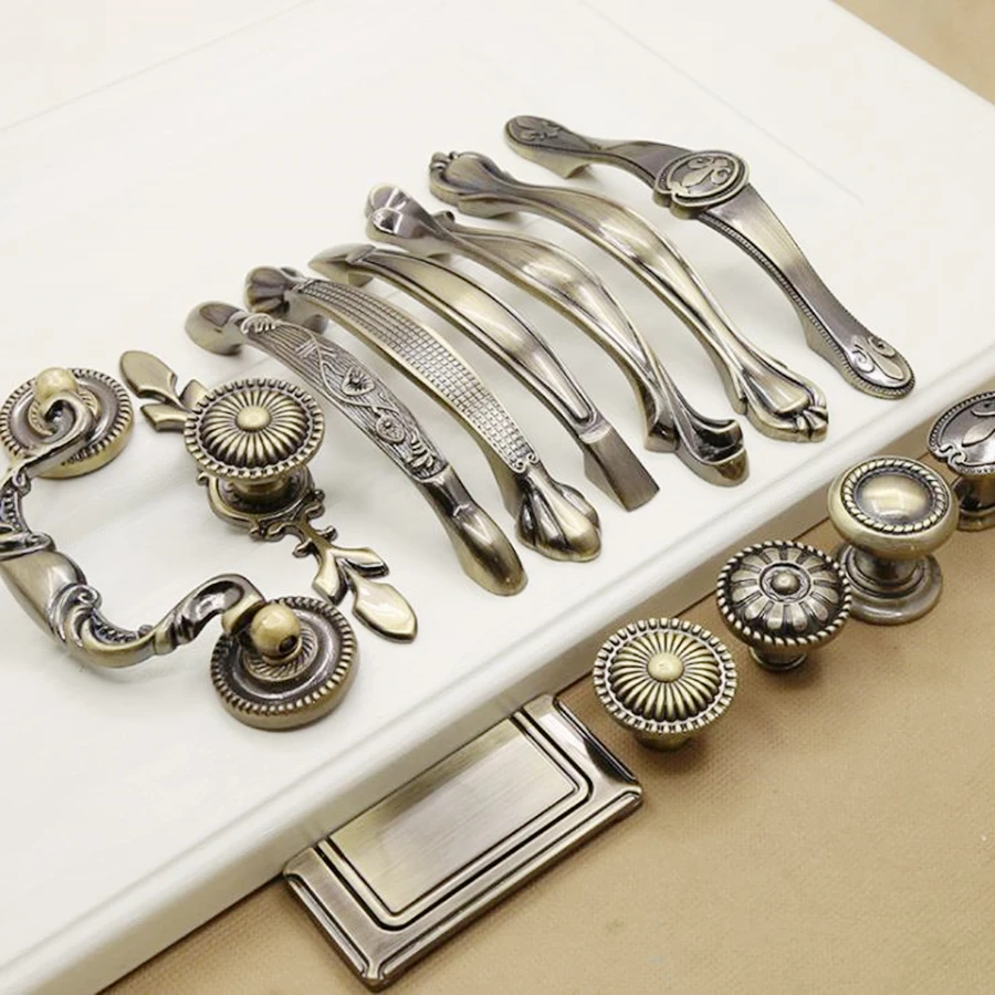 Lch Vintage Ancient Style Antique Brass Hardware Collection European ...