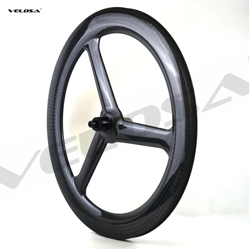2020-NEW-Tri-spoke-3-spoke-carbon-wheel-70mm-clincher-tubular-for-road ...