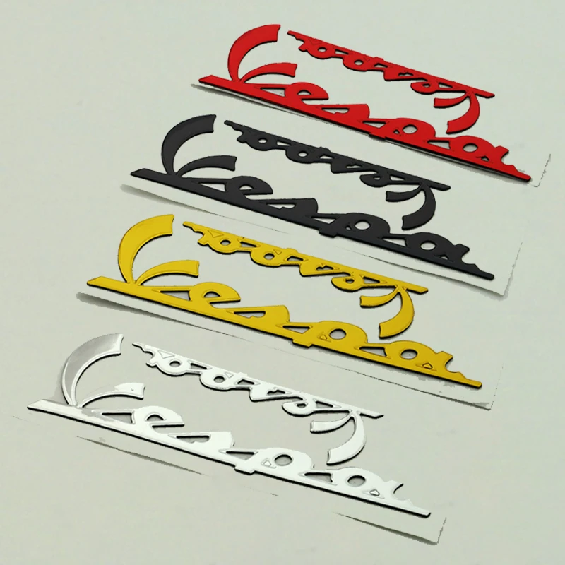 Scooter Motorcycle Stickers Emblem Badge Decals Acccessories For Vespa ...
