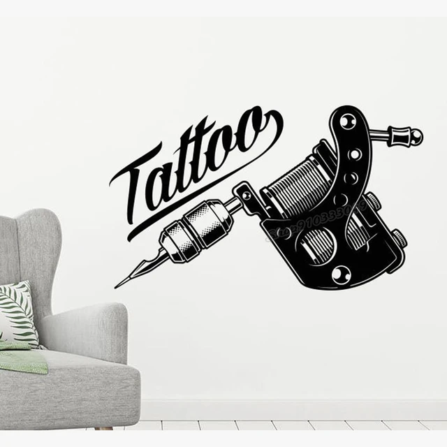Tattoo Gun Decal