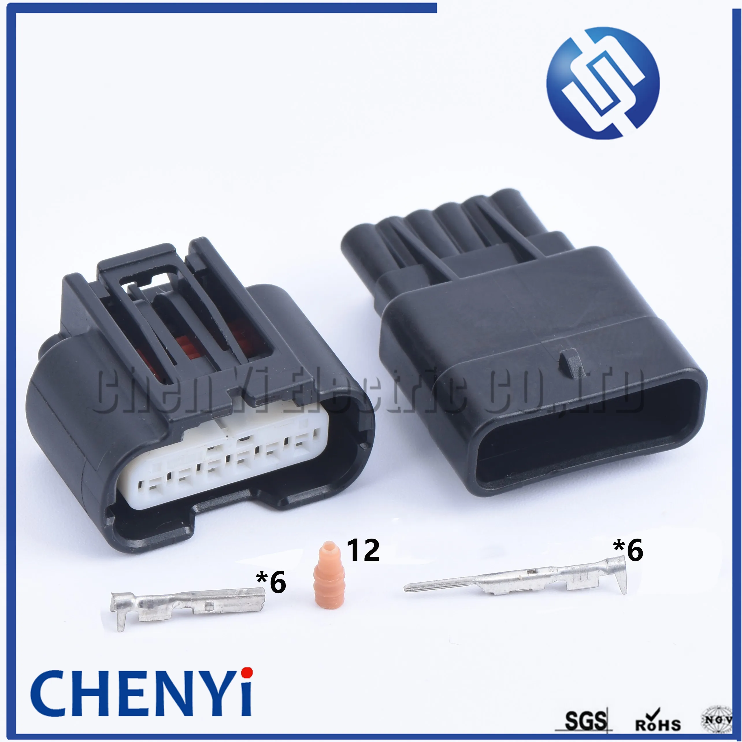 6 pin Electrical Accelerator Pedal Sensor waterproof car auto butt plug ...